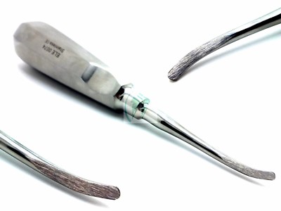 PREMIUM FRENCH STEEL CRANE PICK HEAVY SQUARE POINT DENTAL ELEVATORS ELE ...