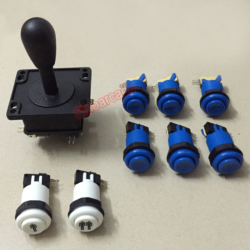 Arcade HAPP Competition 4 Way Joysticks And Buttons KIT for Multicade ...