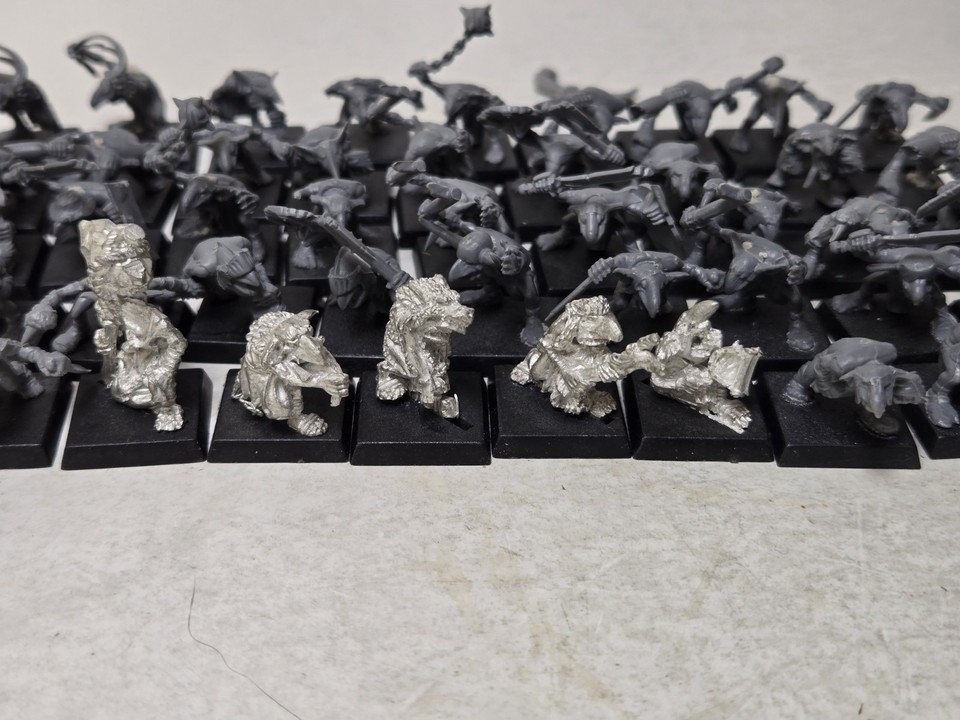 Warhammer Fantasy - Ogre Kingdoms Gnoblar Horde x50 Models 5 Metal ...