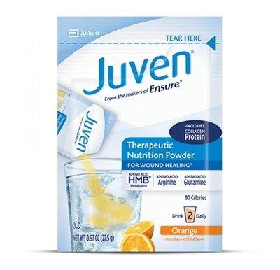 Juven Therapeutic Nutrition Powder Orange .97oz Individual Packet ...
