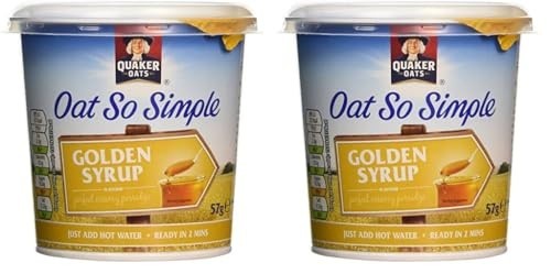 Pack of 16 Quaker Oat So Simple Golden Syrup Porridge Pots, 57 g | eBay UK