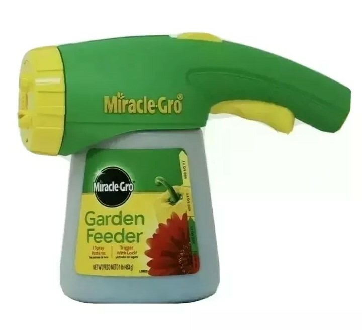 Miracle-Gro Garden Feeder, Sprayer Includes Plant Food - 1004102 - New ...