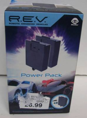 REV Robotic Enhanced Vehicles Power Pack 2 Recharge Power Packs & 2 USB ...