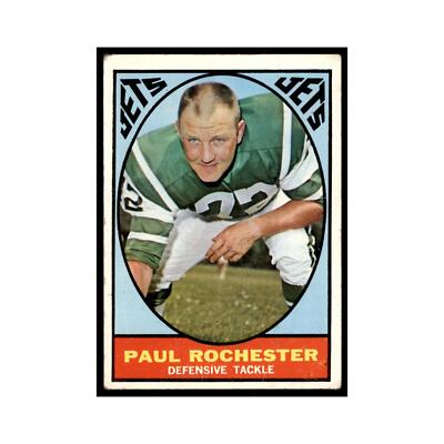 1967 Topps Paul Rochester Jets #100 | eBay