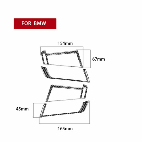 Carbon Fiber Dash Side Air Vent Outlet Cover Fit For BMW F15 X5 F16 X6 ...