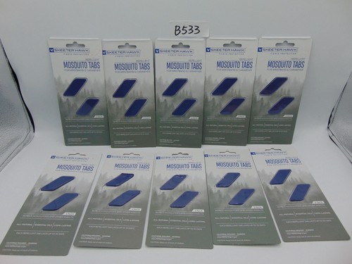 SKEETER HAWK Mosquito Repellent Replacement Tabs - LOT OF 10 (20 TABS ...