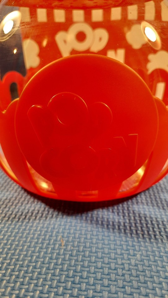 Epoca Red Microwave Popcorn Popper Glass Movie Style NEW IN BOX | eBay