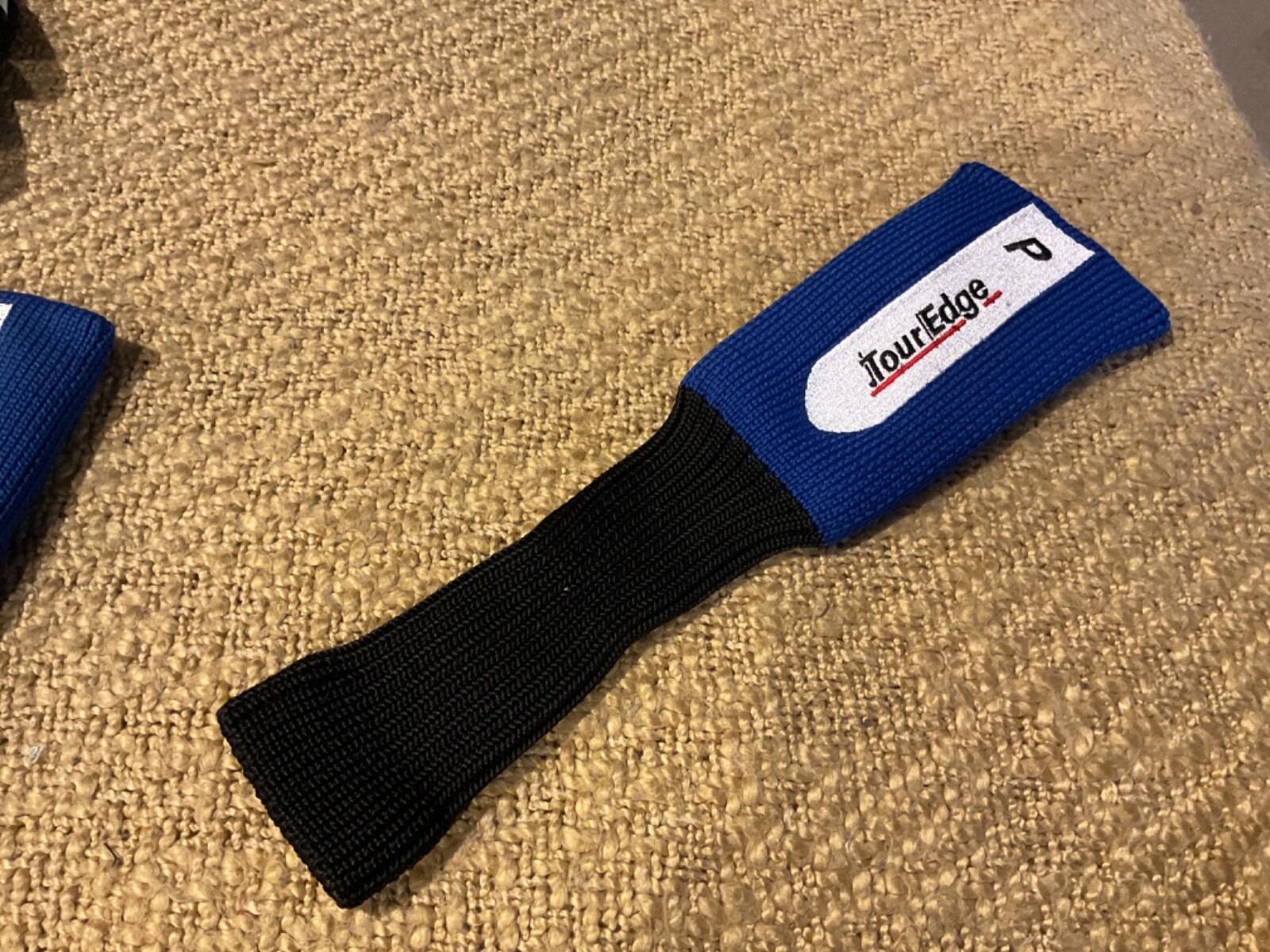 Tour Edge Hybrid Iron Headcover #P Brand New Blue Black | eBay