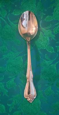 Oneida USA Stainless Arbor Rose True Rose Oval Soup Spoons 14 to Sell ...