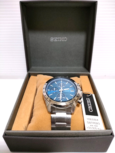 SEIKO Spirit SBTR023 Chronograph Quartz Men's Watch Stainless Steel ...