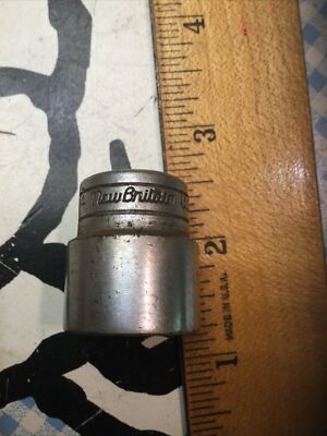 NEW BRITAIN NB1224 REGULAR SOCKET 3/8 drive 3/4 inch 12 point VINTAGE ...