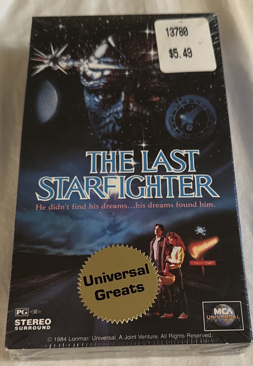 The Last Starfighter VHS *New & Sealed* w/ Universal Watermark ...