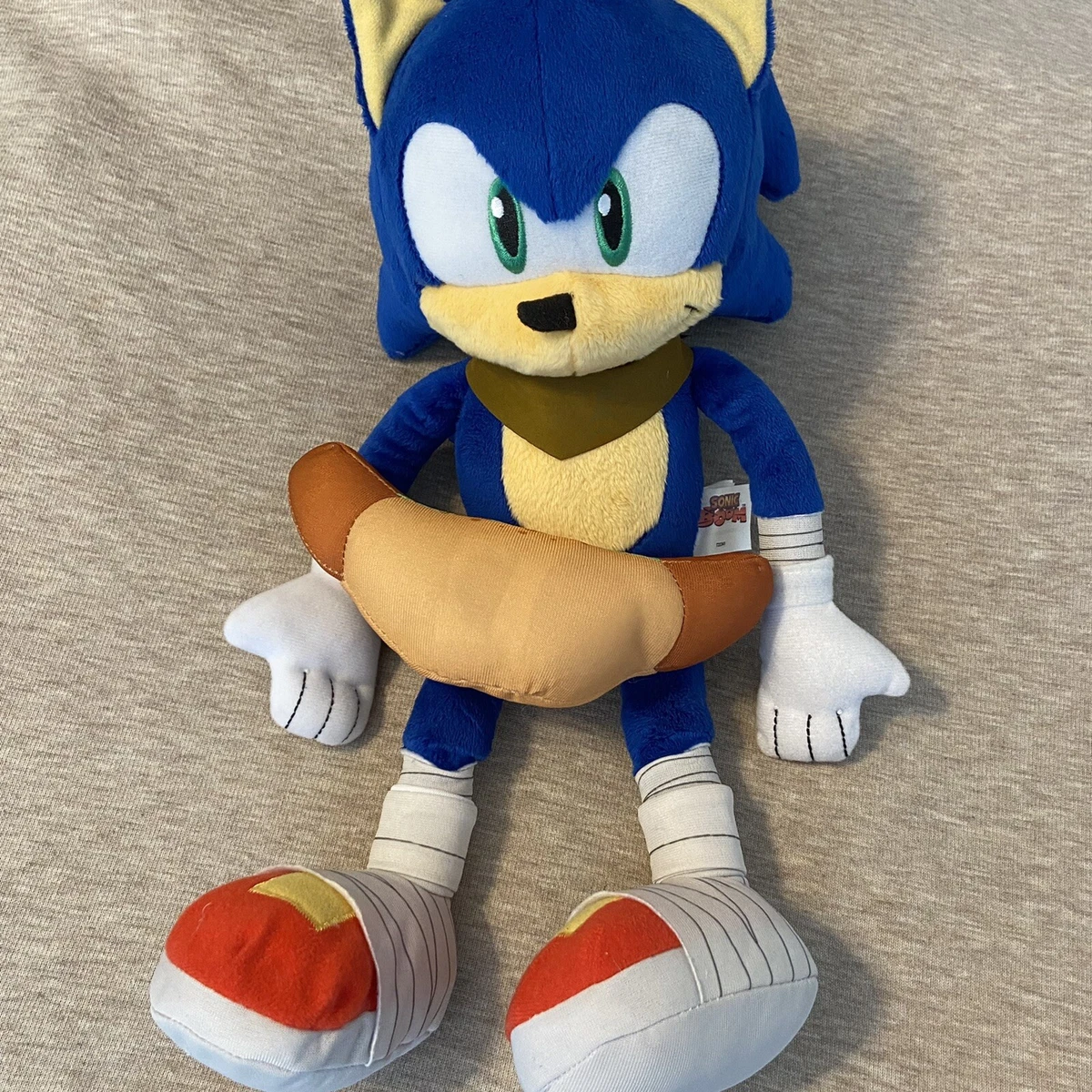 Sonic The Hedgehog Sonic Boom Sonic Plush Showing Teeth, 56% OFF