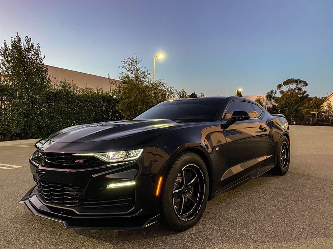 VMS RACING V-STAR 18X5 FRONT DRAG RACE RIMS WHEELS PAIR FOR 16+ CHEVY ...