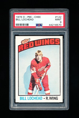 1976 OPC HOCKEY 122 BILL LOCHEAD PSA 9 MINT RED WINGS | eBay