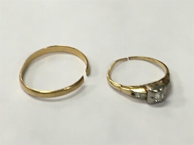 LADIES 14K SOLID GOLD RINGS FOR SCRAP WEIGHS 2.8 GRAMS LOT #12 | eBay