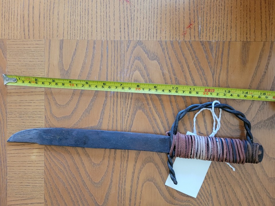 UNIQUE! Antique Primitive Confederate "Style" Bowie Knife dagger sword ...