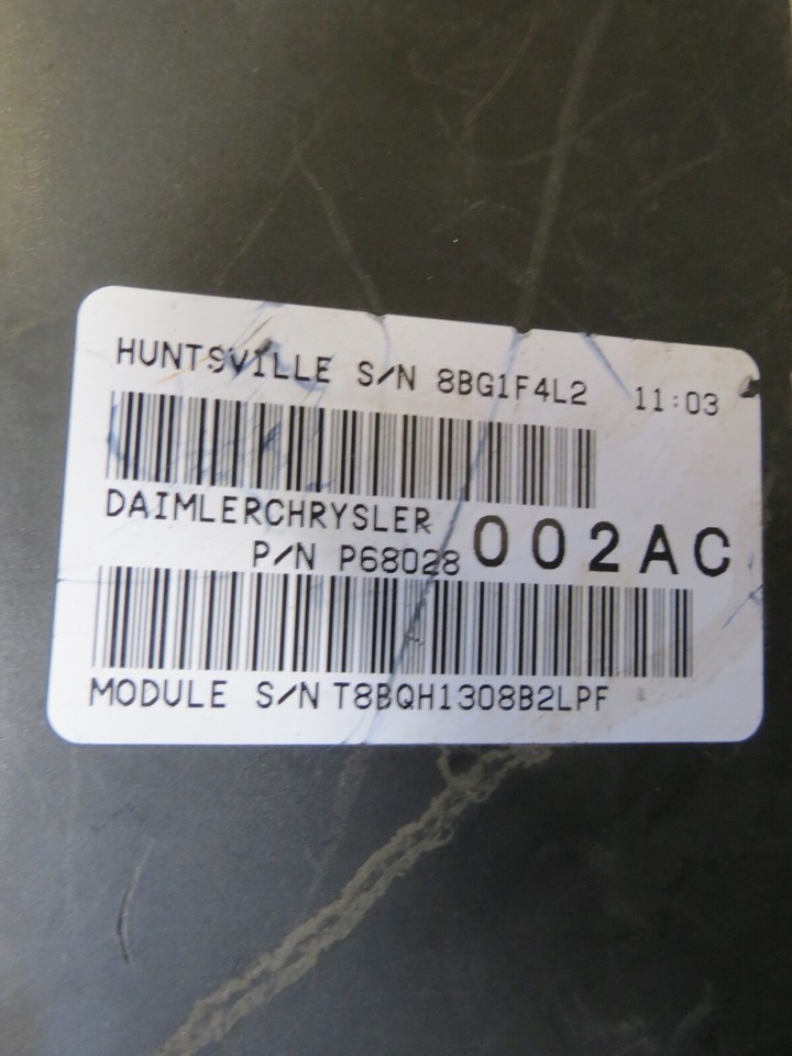 08-09 Dodge Ram TIPM Totally Integrated Power Module Fuse Box ...