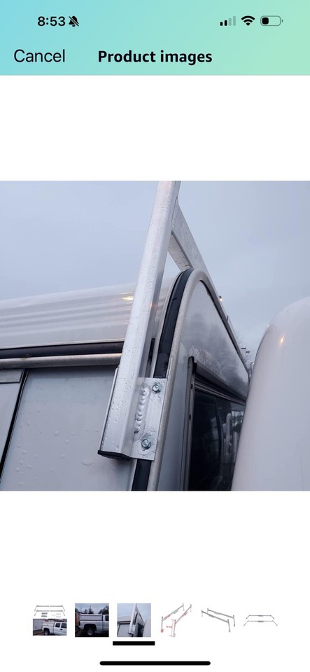 Truck Cap & Topper Ladder Rack Universal Aluminum Heavy Duty Truck Cap ...