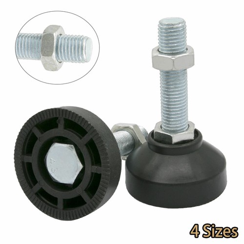 1/2/4PCS Adjustable Levelling Feet Ball Joint Steel Furniture Levelers ...