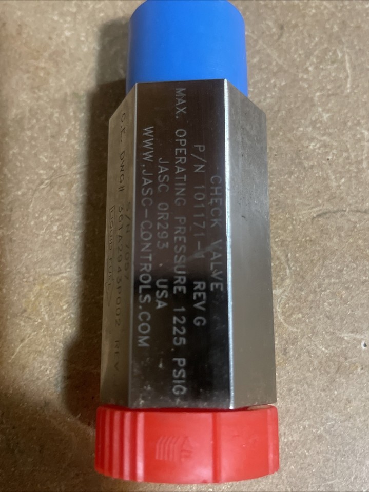 JASC CHECK VALVE (P/N: 101171-1 | eBay