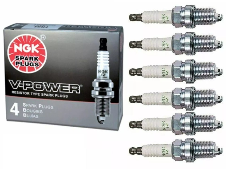 6-Pieces NGK V-Power Spark Plug ZFR5N 3459 for Jeep 4.0 Liter | eBay