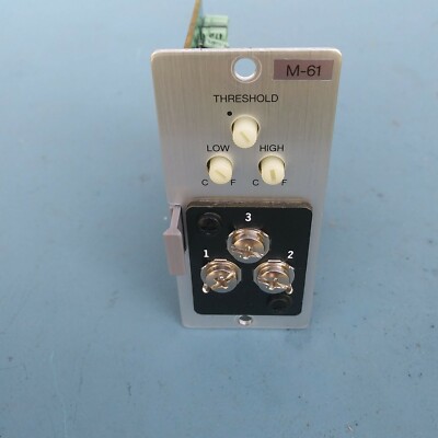 TOA Microphone Input Module With Compressor Model M-61 For 900 Series ...