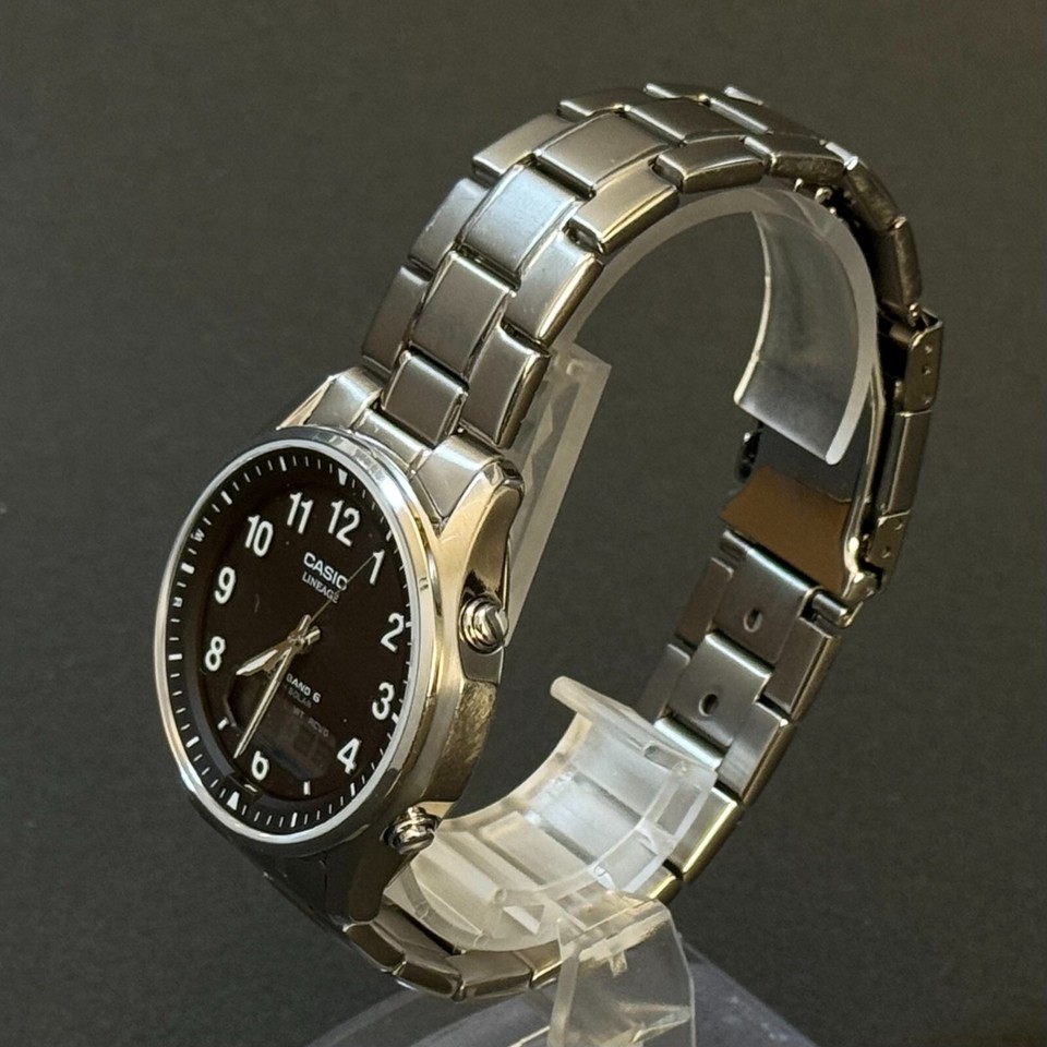 CASIO LINEAGE LCW-M100TSE-1A2JF Titanium Tough Solar Radio controlled ...