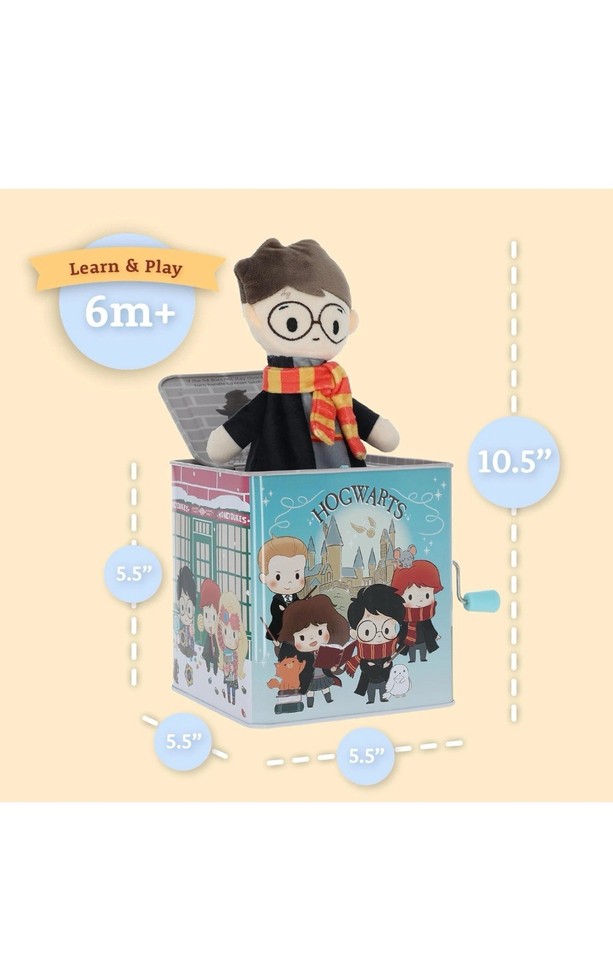 WB Harry Potter Jack-in-The-Box - Musical Toy for Babies Multi,6.5 ...