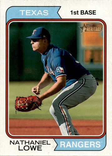 2023 Topps Heritage Nathaniel Lowe #104 Texas Rangers | eBay