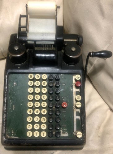Antique Burroughs 1930's Portable Adding Machine- Working! | eBay