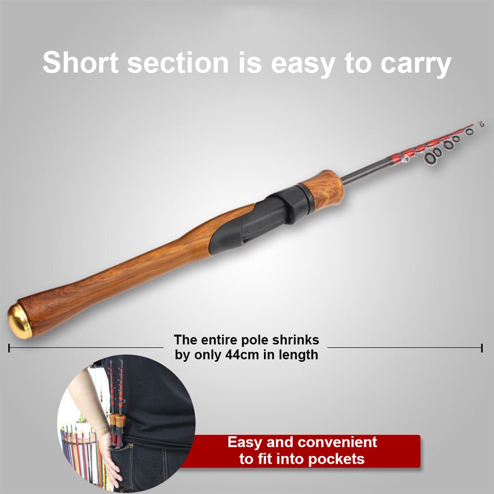 Telescopic Travel Fishing Pole Mini Short Light Carp Fishing Rod ...