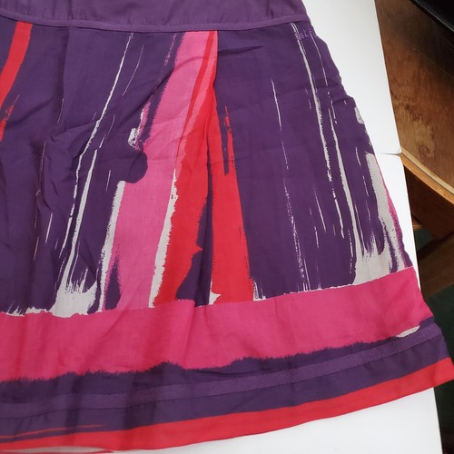 Fat Face Lined Skirt Pink Purple Womens UK 10 Excellent Condition | eBay