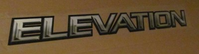 ELEVATION Crossroads RV Graphic Decal Raised Lettering Vinyl Sticker 60 ...