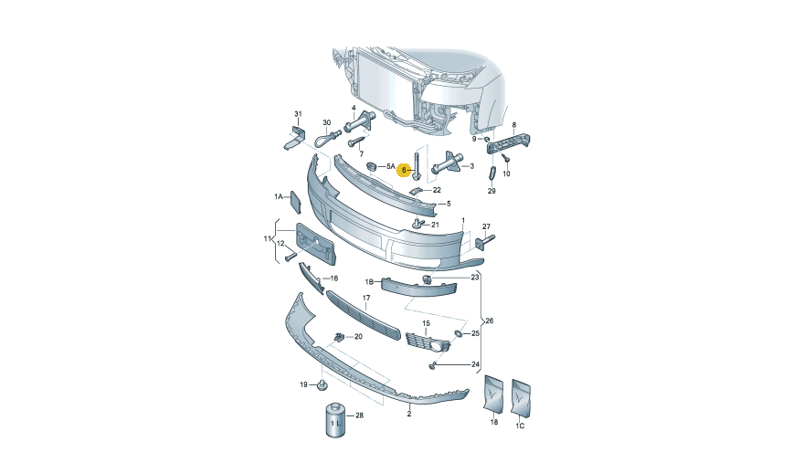 0EM Bolt With Socket Head Bumper Side For AUDI A4 S4 B6 8E0807199B | eBay