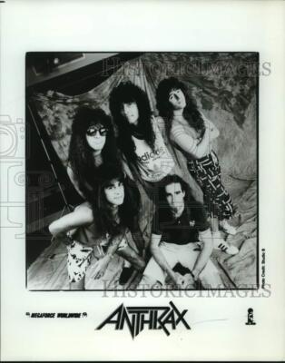 Press Photo Anthrax, Heavy Metal Band - syp22873 | eBay