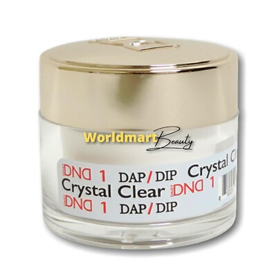DND Dap / Dip Powder 2fl.oz Dip-Acrylic Color Powder DND1- Crystal ...