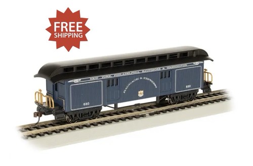 Bachmann 15305 HO Scale Old-Time Wood Baggage with Round-End Baltimore ...