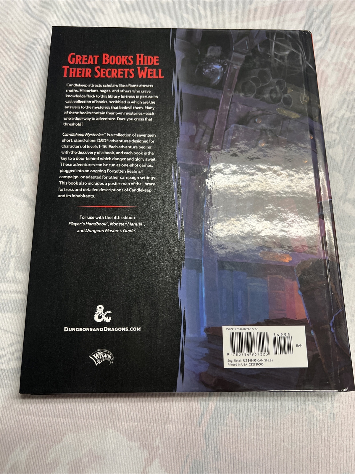 Candlekeep Mysteries (d&d Adventure Book - Dungeons and Dragons) by ...