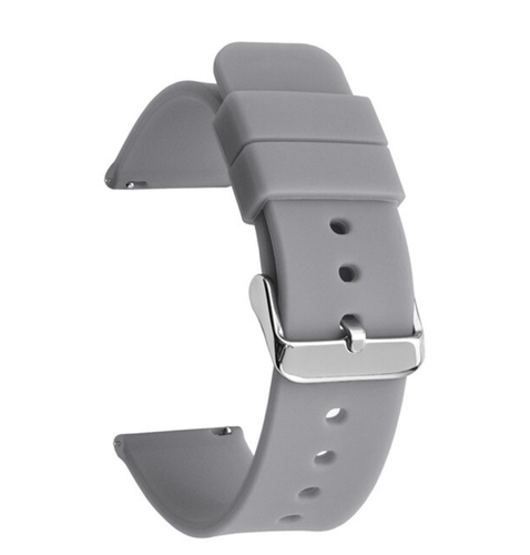 22mm Quick Release Pins Silicone Watch Strap - Band - Grey | eBay Australia