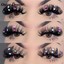 Mink Lashes With Butterfly's Stars Flowers 5D Fake Eyelashes Extension ...