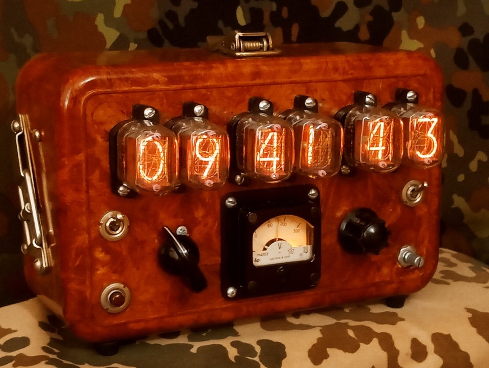 Nixie Tube Clock Military Metro 2033. | eBay