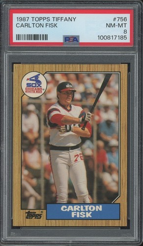 1987 Topps Tiffany #756 Carlton Fisk PSA 8 (MBB01) | eBay