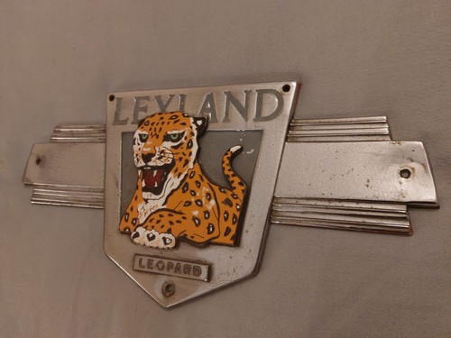 Old vintage Original Leyland Leopard Badge Emblem | eBay UK