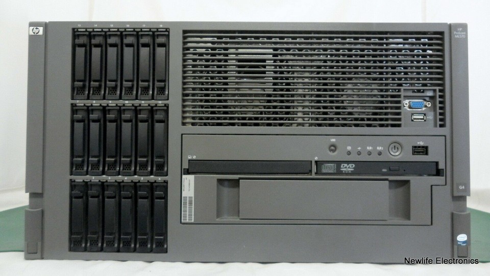 HP 403690-001 ProLiant ML570 G4 Server (2 x 2.8GHz CPU/No RAM/No Drives ...