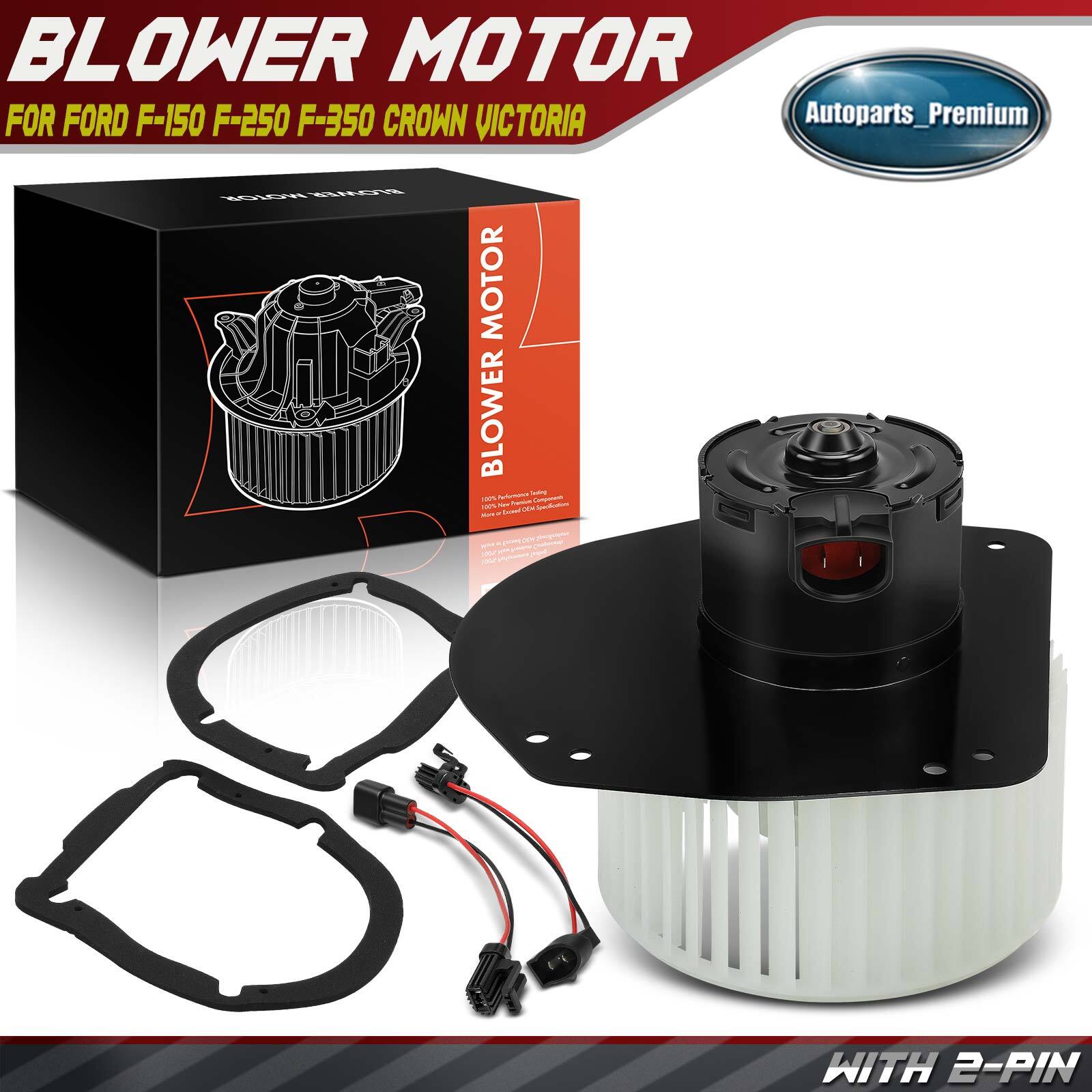 Front HVAC Heater Blower Motor w/ Wheel for Ford F-150 250 Crown ...
