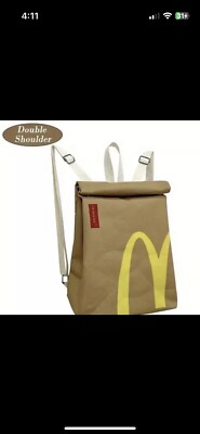 MCDONALDS BACKPACK SHOULDER BAG CANVAS RUCKSACK New | eBay