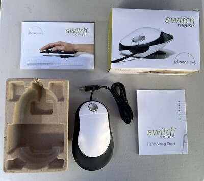 Humanscale Switch Ergonomic Adjustable Computer Mouse New In Factory ...