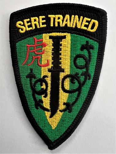 SERE TRAINED Embroidered Patch Navy USMC Warner Springs & Rangeley ...