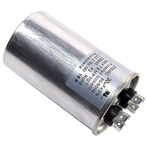HQRP 30uF 370V Run Capacitor AC Electric Motor Start HVAC Blower ...